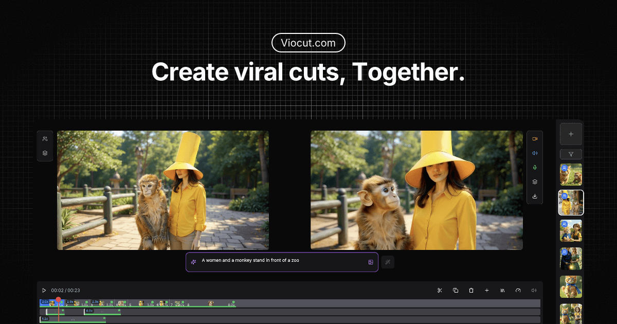 Viocut - Create viral cuts, Together.